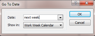 Tip 48: Go To Date - Outlook Tips
