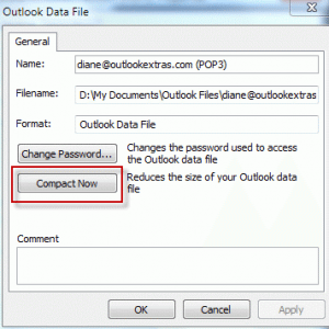 Compact Now Every Time you Exit Outlook