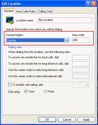 Changing the Default Country for Contacts - Outlook Tips