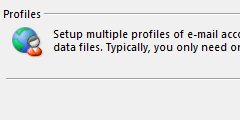 Create a New Outlook Profile - Outlook Tips