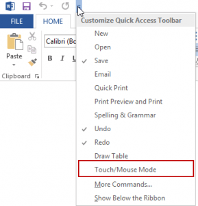 Tip 1107: Outlook's Touch Mode - Outlook Tips