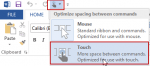 Tip 1107: Outlook's Touch Mode - Outlook Tips