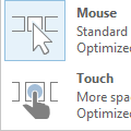 Tip 1107: Outlook's Touch Mode - Outlook Tips