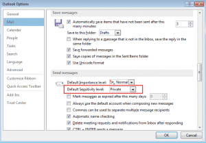 Make Outlook Appointments Private by Default - Outlook Tips