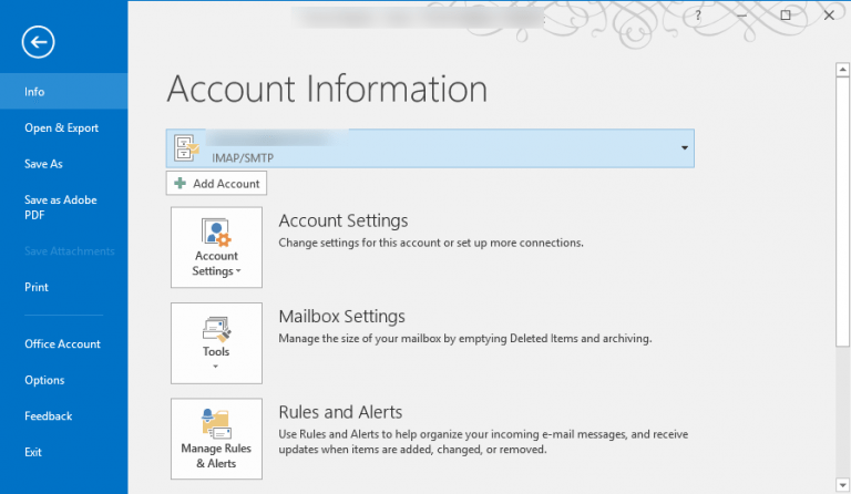 Where is File tab in Outlook? - Outlook Tips