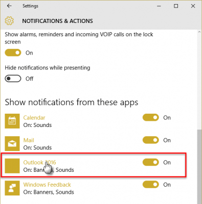 Windows 10 and Outlook's New Email Notifications - Outlook Tips