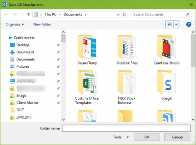 Change Outlook's Open or Save Attachments Folder - Outlook Tips