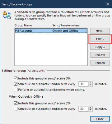 Change your password in Outlook 2016 - Outlook Tips