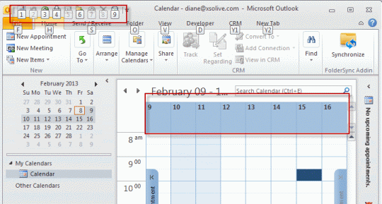 Tip 1069: QAT and Calendar shortcuts - Outlook Tips